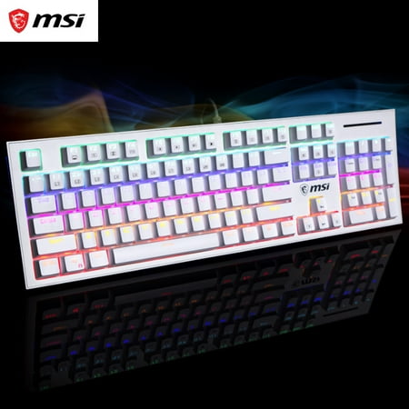 Msi Mechanical Gaming Keyboard Gk50Z Rgb Led Backlit Wired Keyboard ...