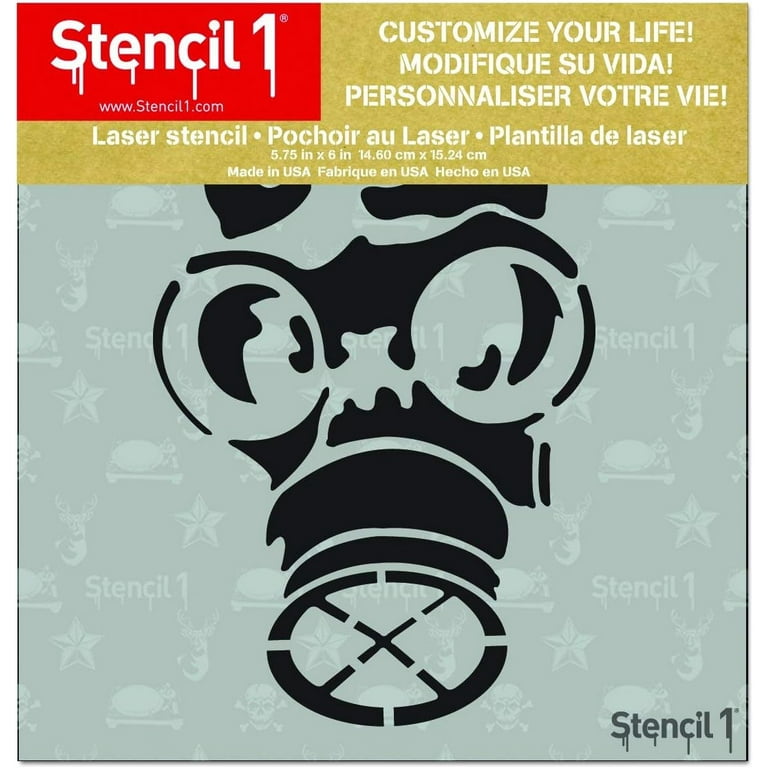 Simple Gas Mask Stencil Respirator Clipart 20 Free Cliparts | Download