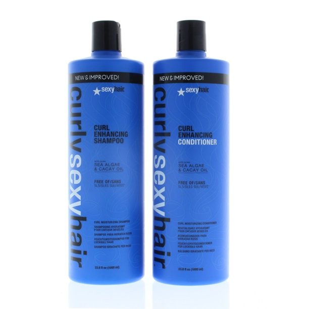 Sexy Hair Curl Enhancing Shampoo and Conditioner 1 Liter/33.8 oz DUO ...