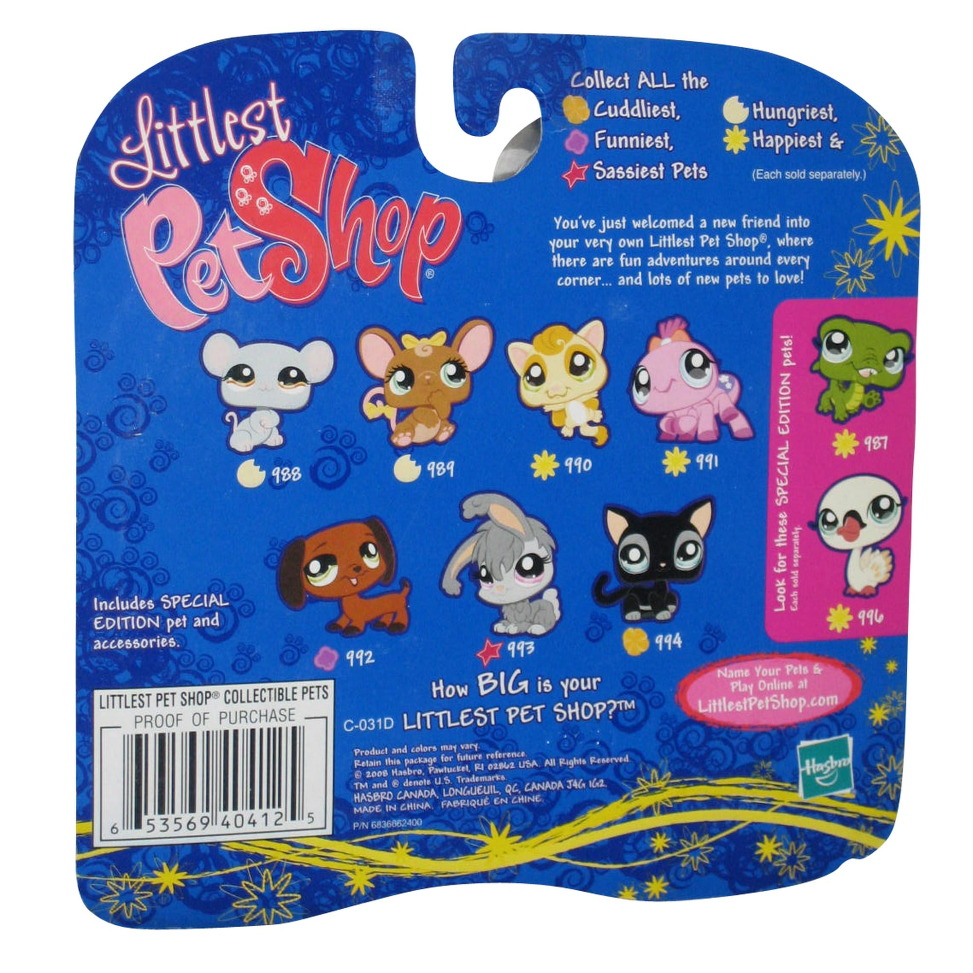 Littlest Pet Shop Animals Names
