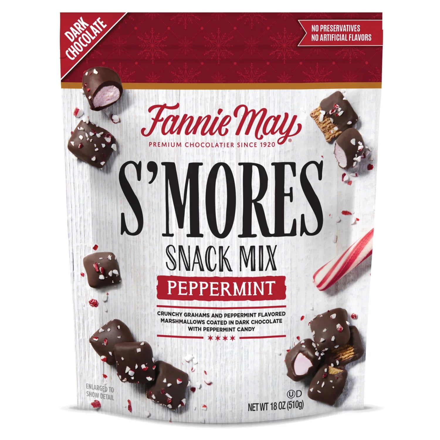 Fannie May S'mores Peppermint Snack Mix (18 Ounce) - Walmart.com