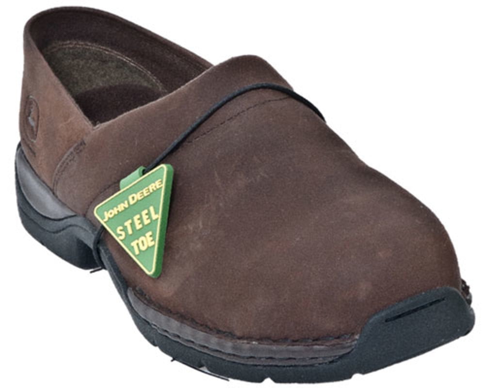 Women's John Deere Steel Toe Clog Shoes BROWN 11 W - Walmart.com