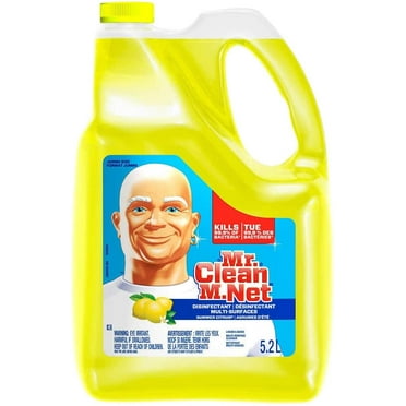 Mr. Clean Finished Floor Cleaner, Lemon Scent, One Gallon Bottle ...