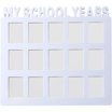 K-12 School Years Collage Frame with White Mat, Holds 13 Photos ...
