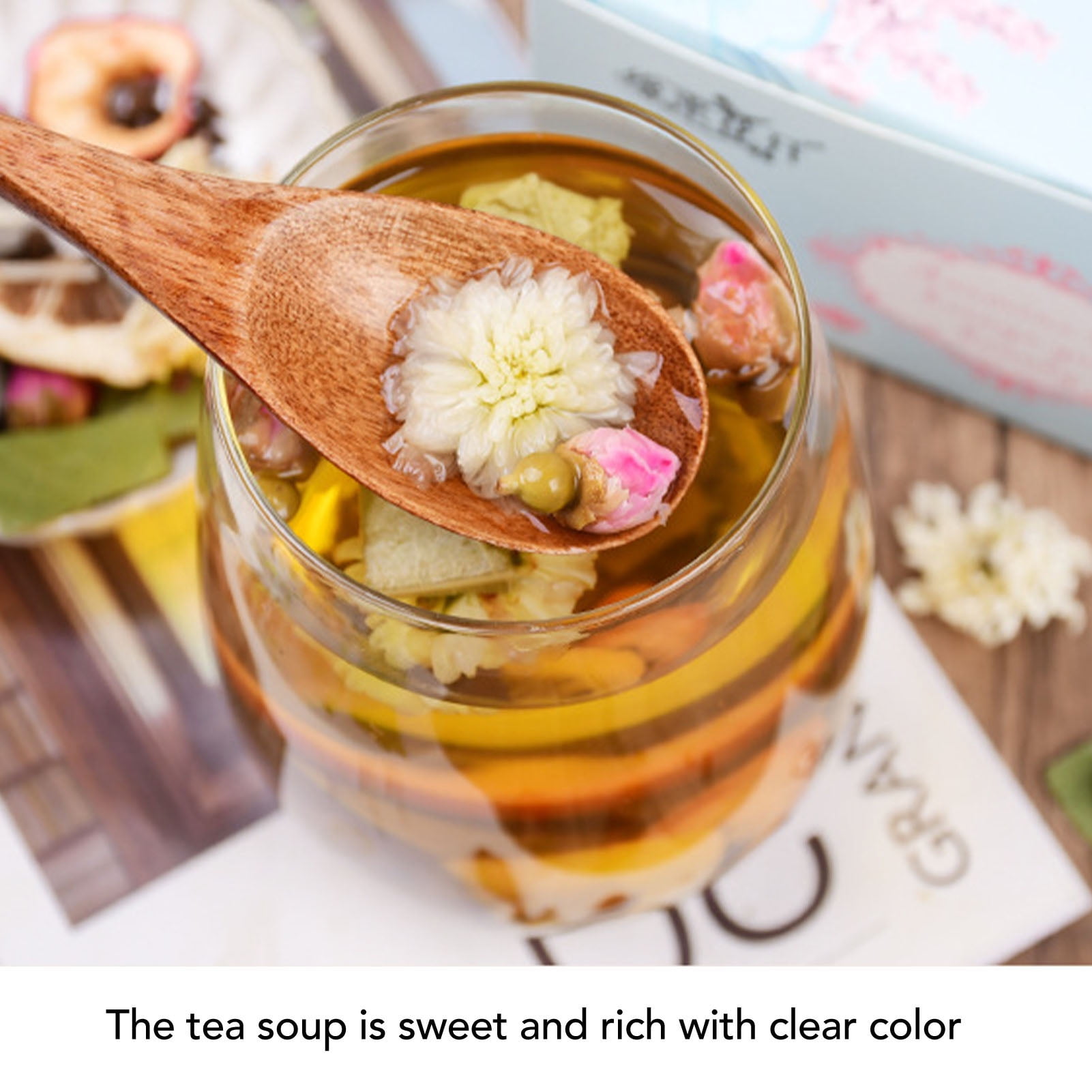 Té De Limón Rosa, Té De Hierbas De Color De Sopa Transparente ...