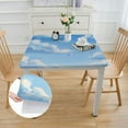 BANET Cloud Tablecloths-Cartoon Story Party Supplies Blue Sky White ...