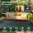 Free Shipping! GOTGELIF Outdoor Rug 9x12 ft Waterproof Patio Rug Area ...