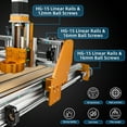 FoxAlien CNC Router Machine Vasto, 3-Axis Linear Rails and Bearings ...