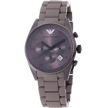 Emporio Armani Men's Sport Chronograph Stainless Steel Bracelet Watch ...