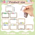 200 Pcs Name Tag Stickers 2.5"x 3.5" Rustic Bloom Name Tags Self ...