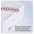 Cartoon Baseball Printed Tote Bag – 12 Pcs Kraft Paper Gift Bags for ...