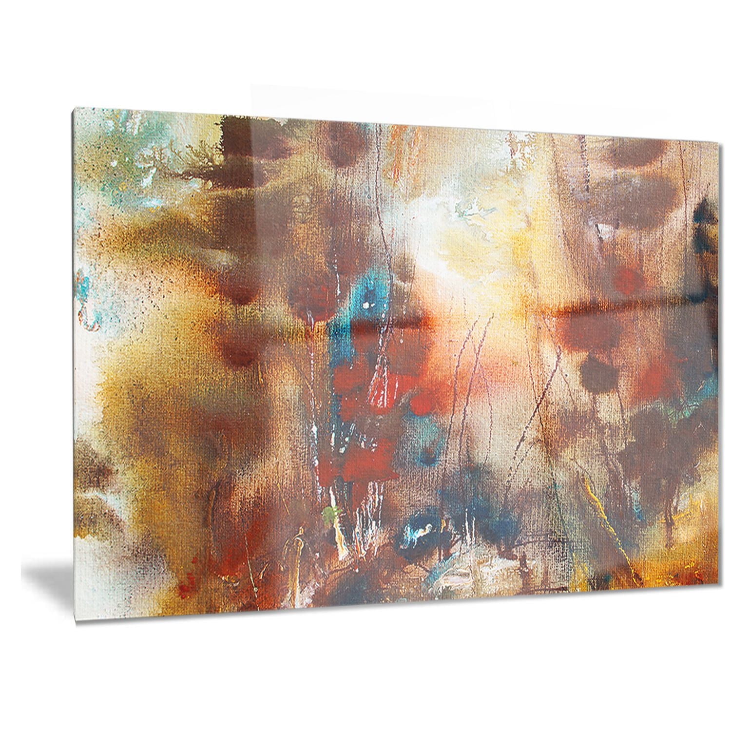 Click here for Designart Design Art Artistic Brown Abstract Metal... prices