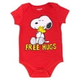 Peanuts Snoopy Newborn Infant Boys 4 Pack Creeper Outfits, Charlie ...