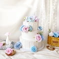 Baby Blue Pink Artificial Flowers Combo Box Set Bulks Pastel Pink ...