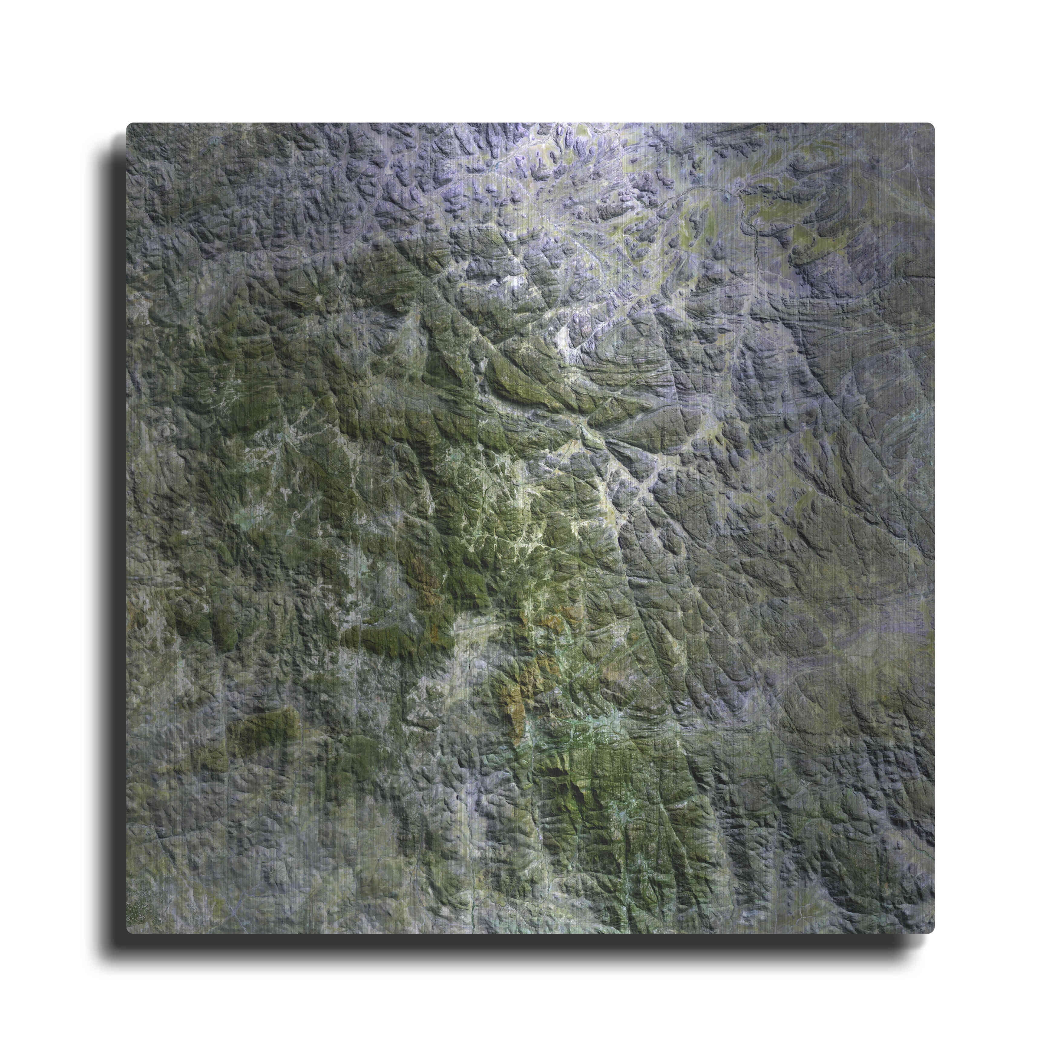 Luxe Metal Art 'Earth as Art: Namaqualand' Metal Wall Art, 24"x24 ...