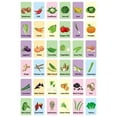 Educational Flash Cards for Toddlers First Words Preschool Vegetables ...