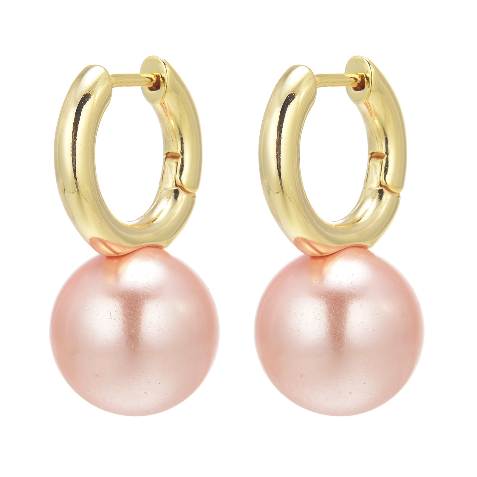 Click here for Huge Swan 16mm Big Pearl Drop Earrings Classic Pea... prices