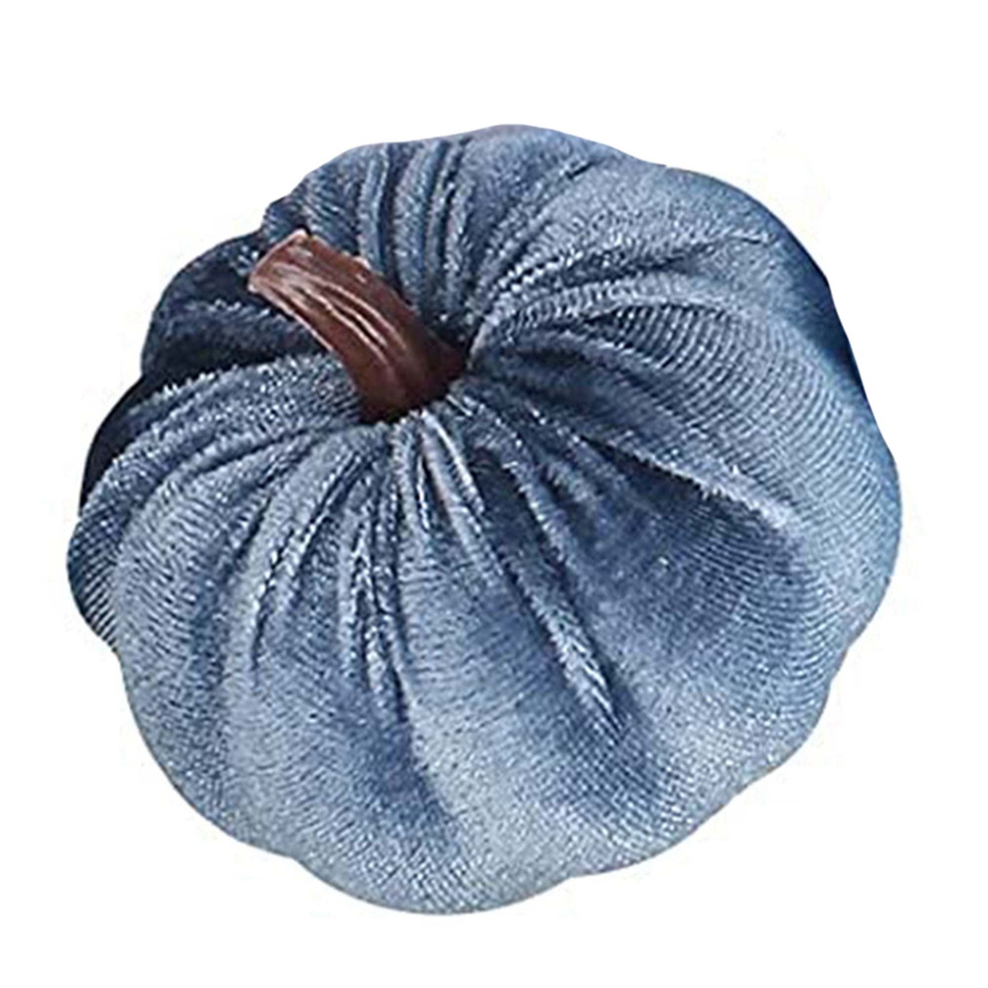 Douhoow Mini Velvet Pumpkin for Fall Home Farmhouse Harvest ...