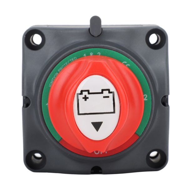 Switch 300A Battery Disconnect Switch 3 Studs 4 Gears DC12-48V Battery ...