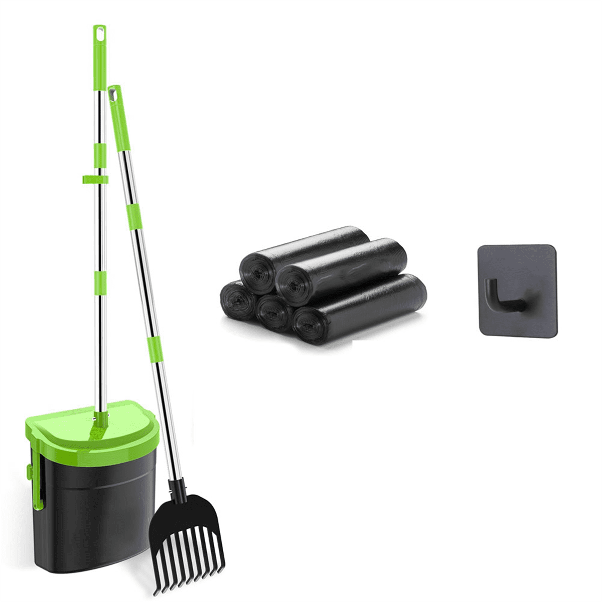Click here for Unbranded Pooper Scoopers Swivel Bin & Rake With 1... prices