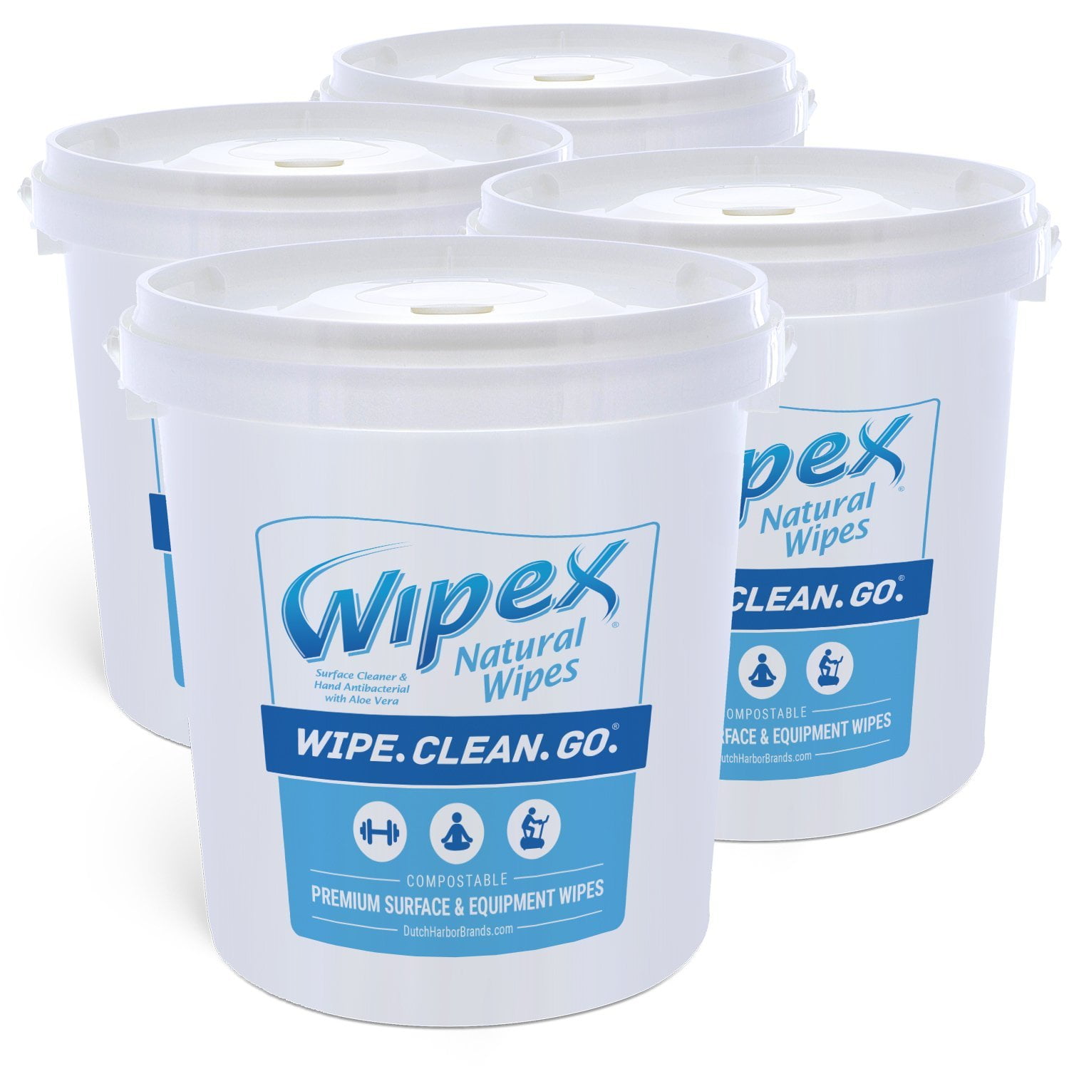Wipex Fitness Equipment Wipes BZK Antibacterial Wipes and All Purpose ...