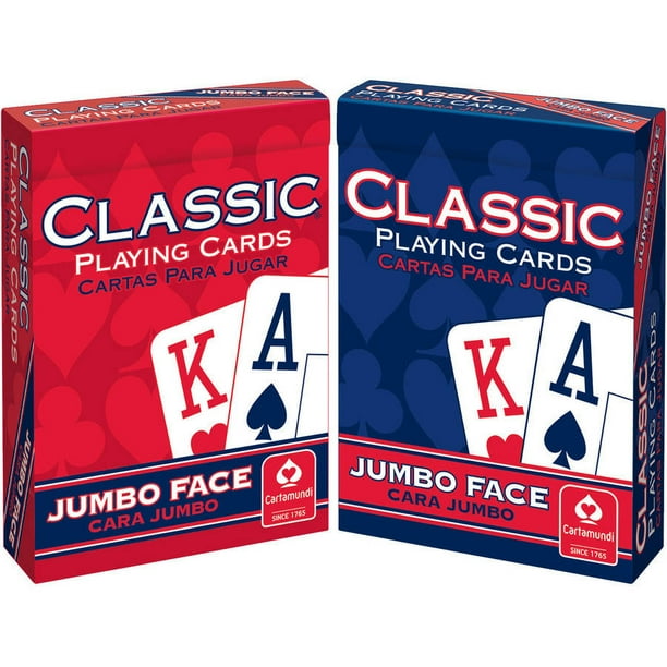 Classic Jumbo Playing Cards - Walmart.com