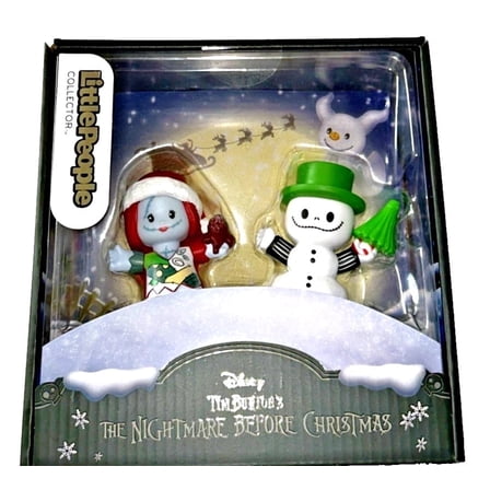 Fisher Price Nightmare Before Christmas Little People Glow in The Dark ...