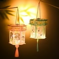 SUSUchens Chinese Style Lantern DIY Lantern Kit Handmade Colorful LED ...