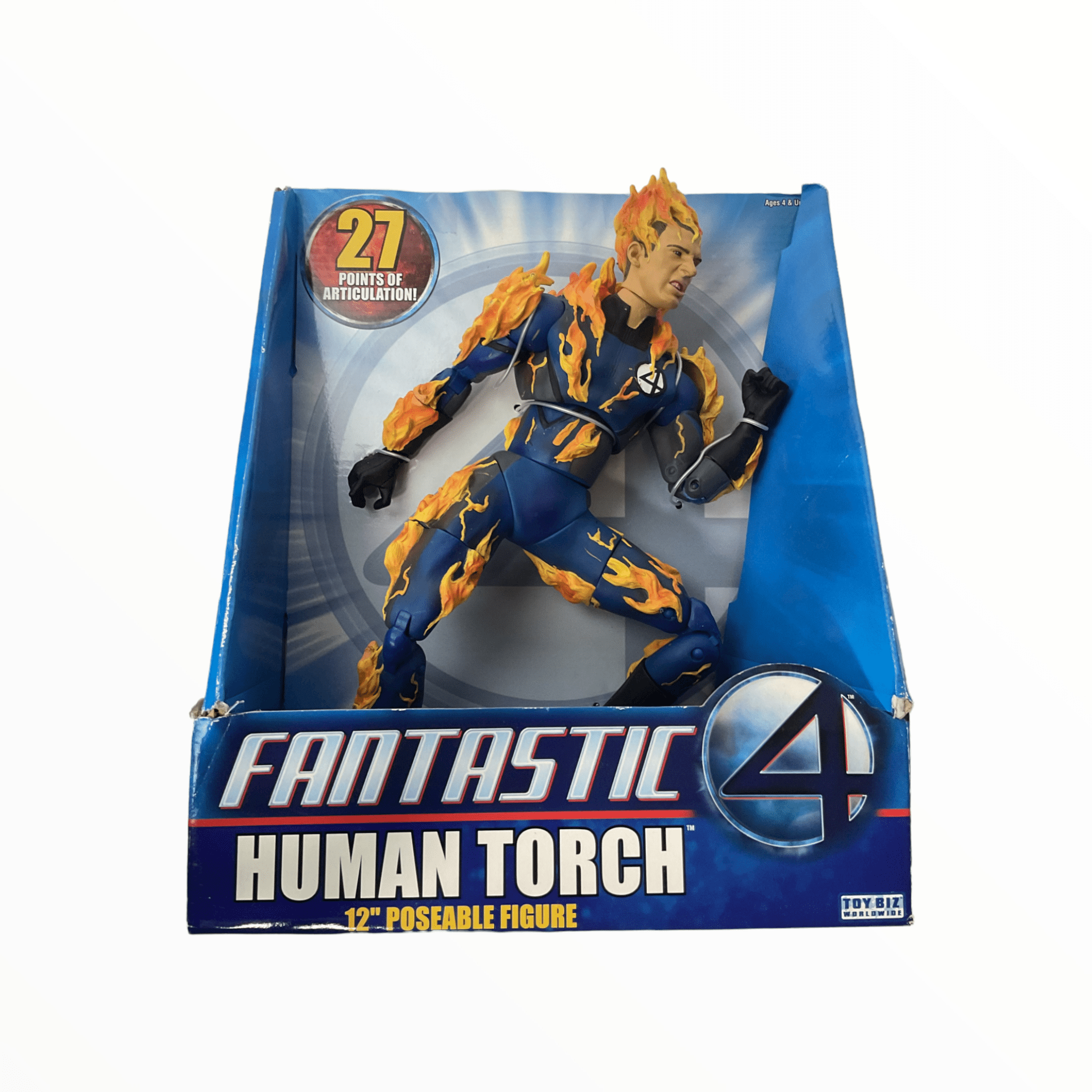 Fantastic 4 Movie Series II Deluxe 12" Figure: Human Torch (Decorated ...