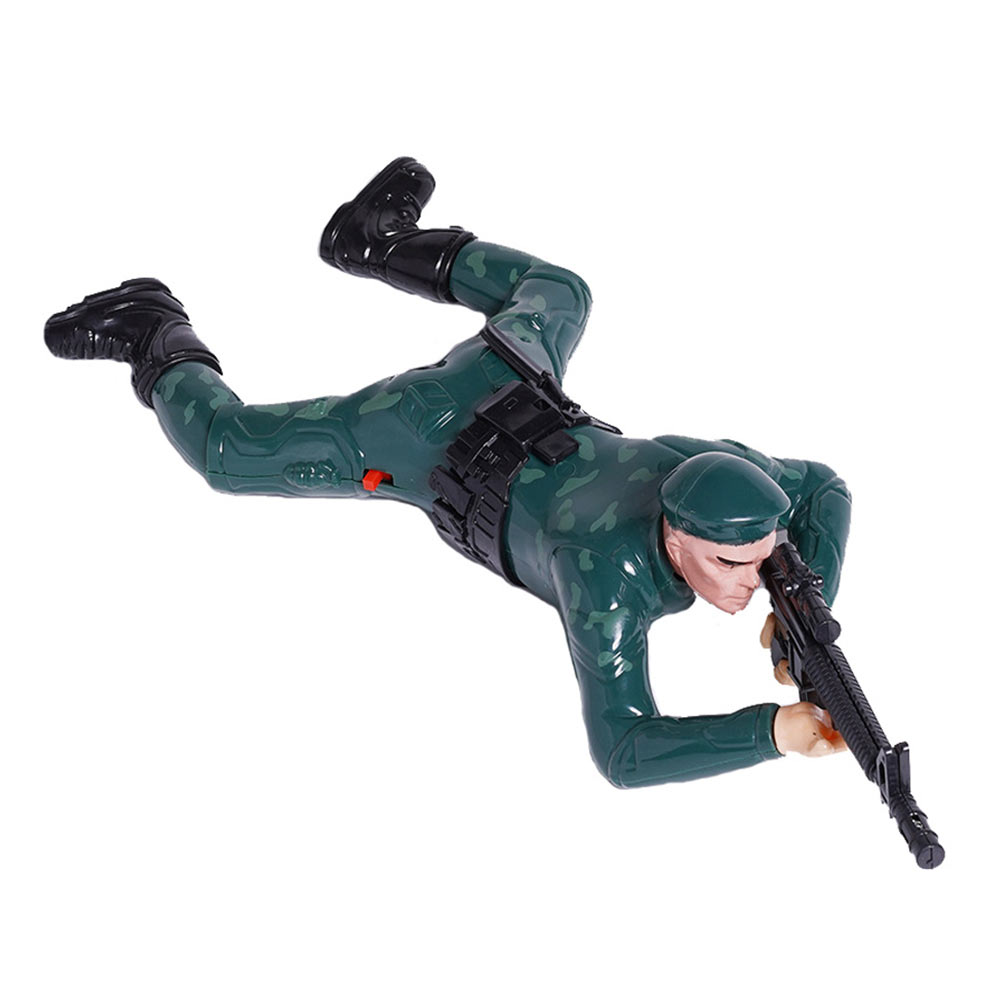 1pc Electric Crawling Soldier Toy Music Lighting Electric Electric ...