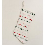 Personalized Striped Knit Christmas Stocking Available In Multiple ...
