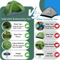 IC ICLOVER Backpacking Tent 1 Person Easy Setup Camping Tents for ...