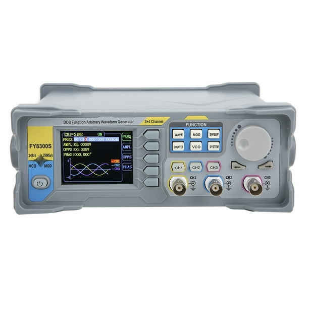 Signal Source,3-Channel Function Signal Generator Waveform Generator ...