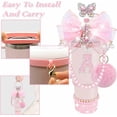 Accessories Set for Stanley Cup,Letter Stickers Bling Straw Topper for ...