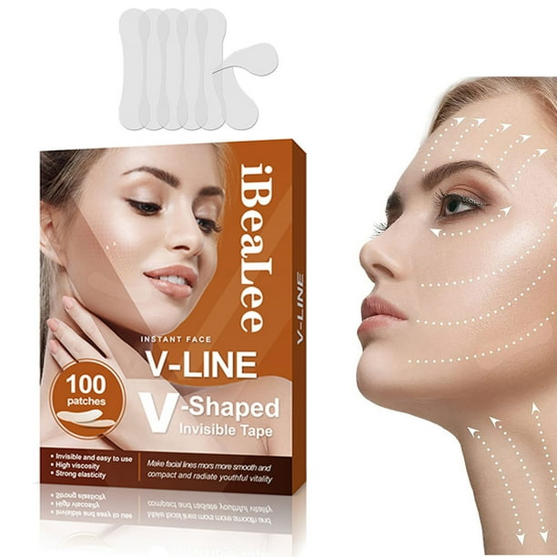 TopLLC V-shaped Lift Invisible Sticker Lift Face Sticker To Dilute Fine ...