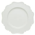 Red Vanilla Pinpoint White Plate - Set of 4 - Walmart.com