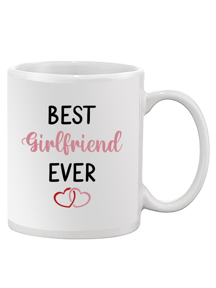 Best Girlfriend Ever Hearts Mug - Smartprints Designs, - Walmart.com