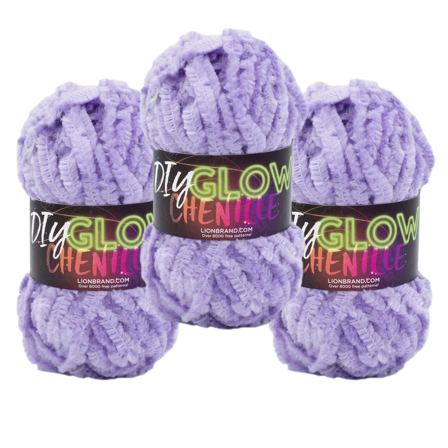 Click here for Lion Brand Diy Glow Chenille Yarn #6 Super Bulky P... prices