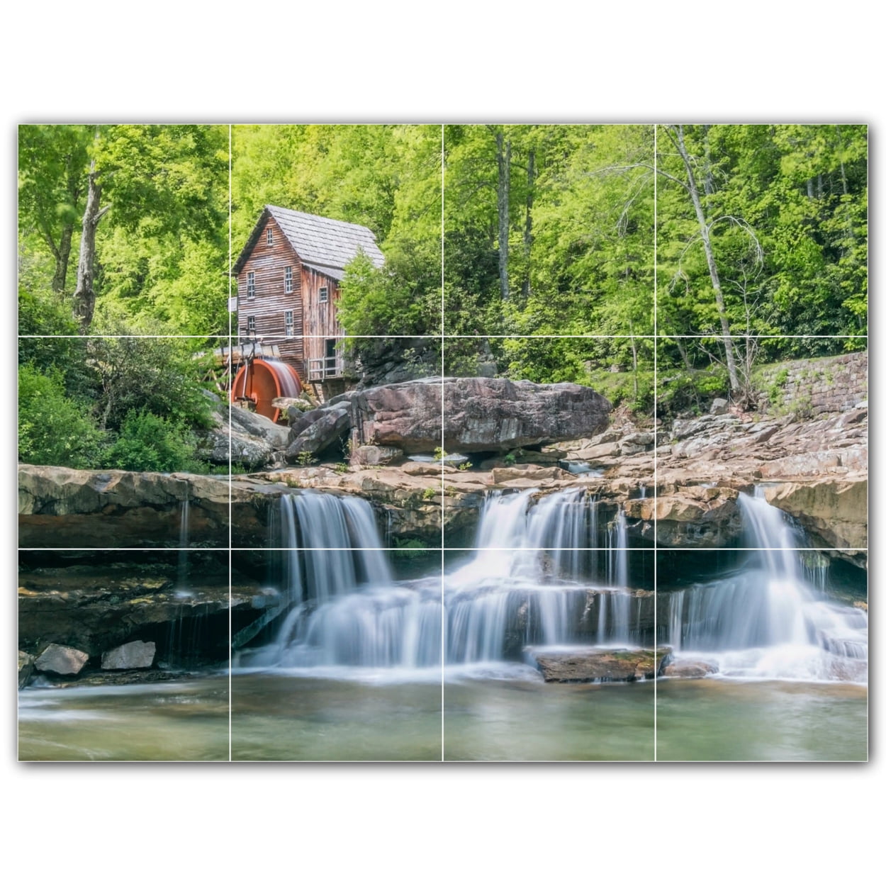 Picture-Tiles.com: Waterfalls Ceramic Tile Wall Mural WAL501117-43M. 24 ...
