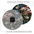 American flag plant Circular Acrylic Wall Clock - Stylish Timepiece for ...