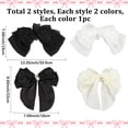 4pc 4 Styles Cloth Bowknot Hair for DIY Clips with Plastic Mixed Color ...