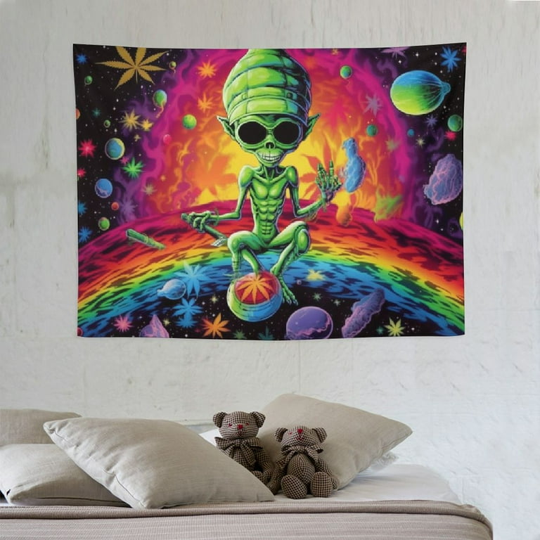 Trippy Weed Kunsttegninger Psychedelic Weed Leaf Photos, Images