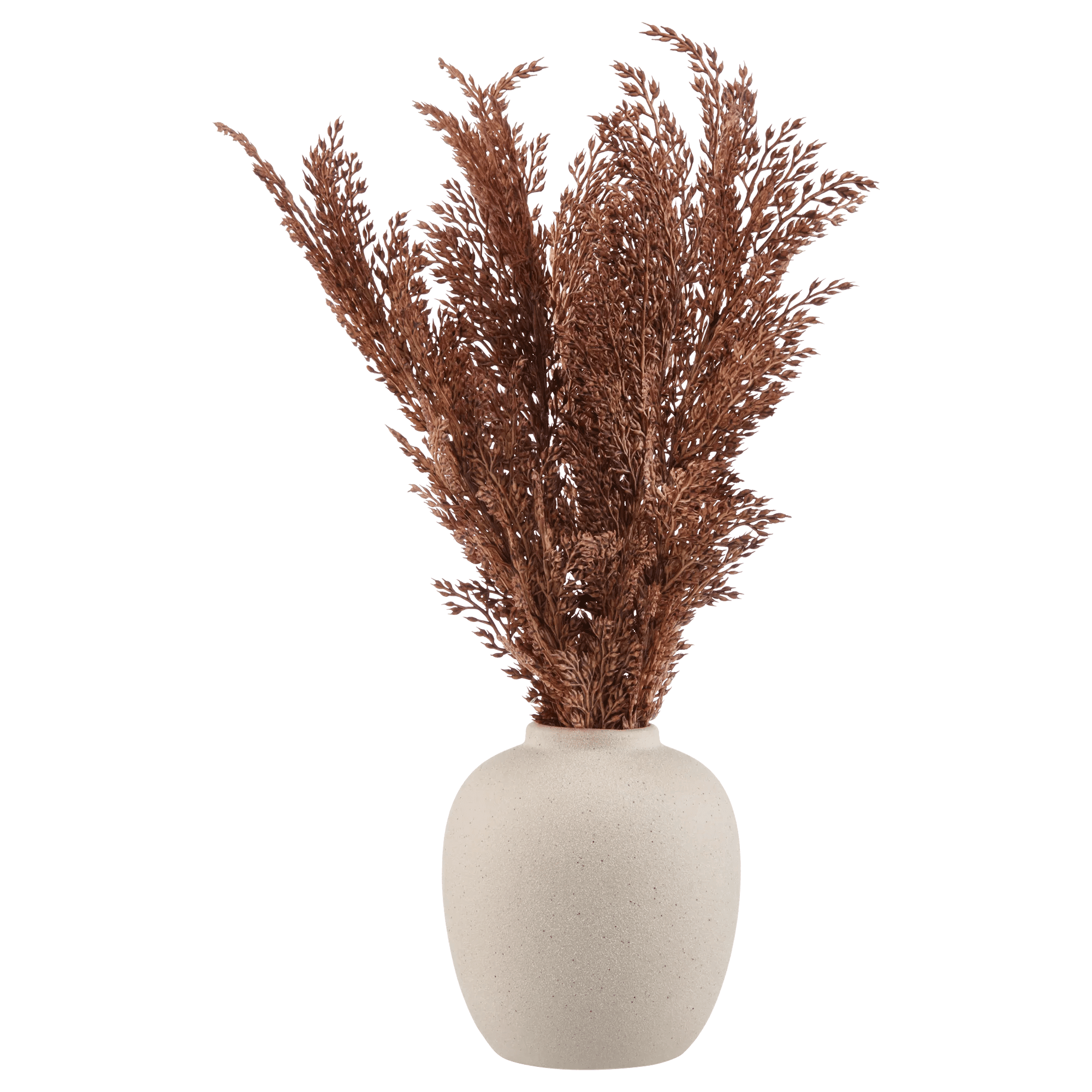Click here for Bouclair Faux Dried Grasses In Speckled Ceramic Va... prices