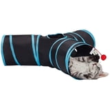 Senhu Y Cat Tunnel Tube, 3-Way Collapsible Indoor Cat Tunnels, Rabbit ...