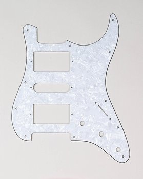 H-S-H White Pearloid Pickguard for Stratocaster - Walmart.com