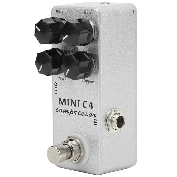 Compressor Guitar Effect Pedal Metal Silver Mini Compressors Pedals 4 ...