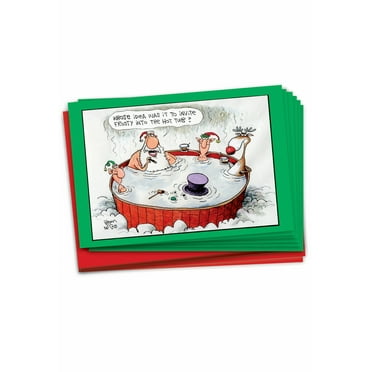 Nobleworks Only a Phase Box of 12 Funny / Humorous Christmas Cards ...