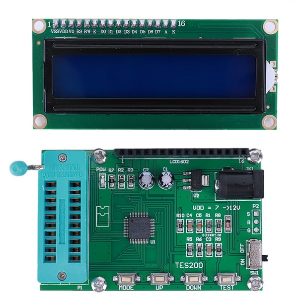 Probador puerta lógica IC DC 7-12V para medidor Digital 74 40 45 LC ...