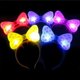 8 Multi Colors LED Lighting Headband Ox Horn Bow Shape Glow Ears party ...