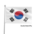 Livetty Double Sided 3 layers Flags 4.85x8 Ft Korea Flags Banner for ...